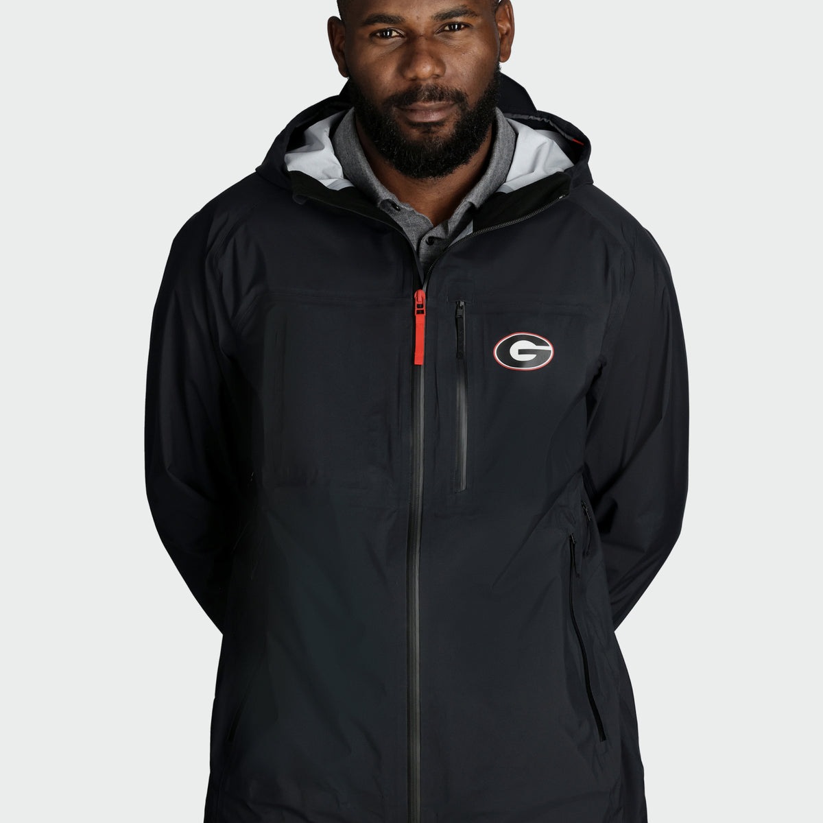 Georgia Bulldogs Waterproof Jacket - Dry One | BCKR